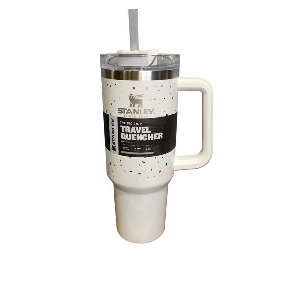 Stanley Adventure 40oz Stainless Steel Quencher Tumbler Terrazzo Pearlescent